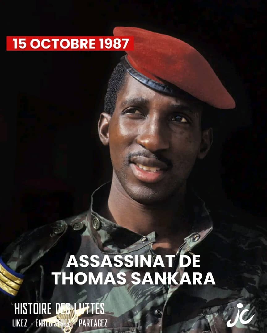 5 octobre 1987 : Assassinat de Thomas Sankara, président du Burkina ...
