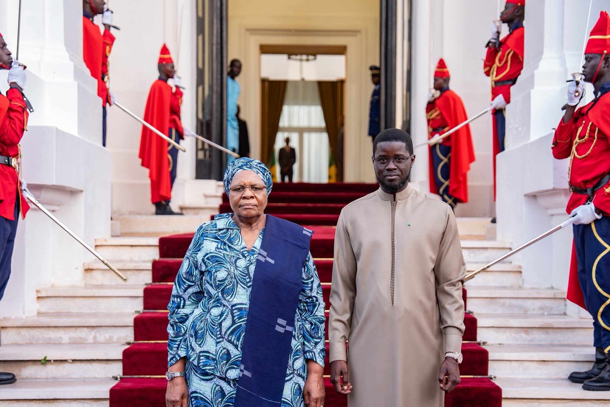 La présidente de la Namibie reçue par Bassirou Diomaye Faye - Sersy Group